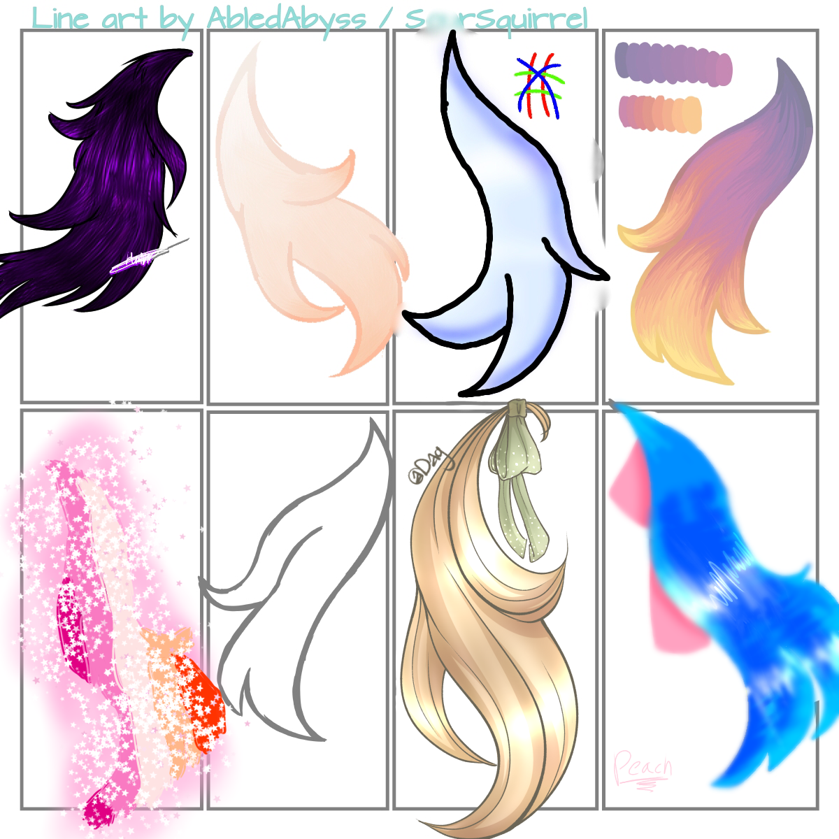 Hair collab - ibisPaint