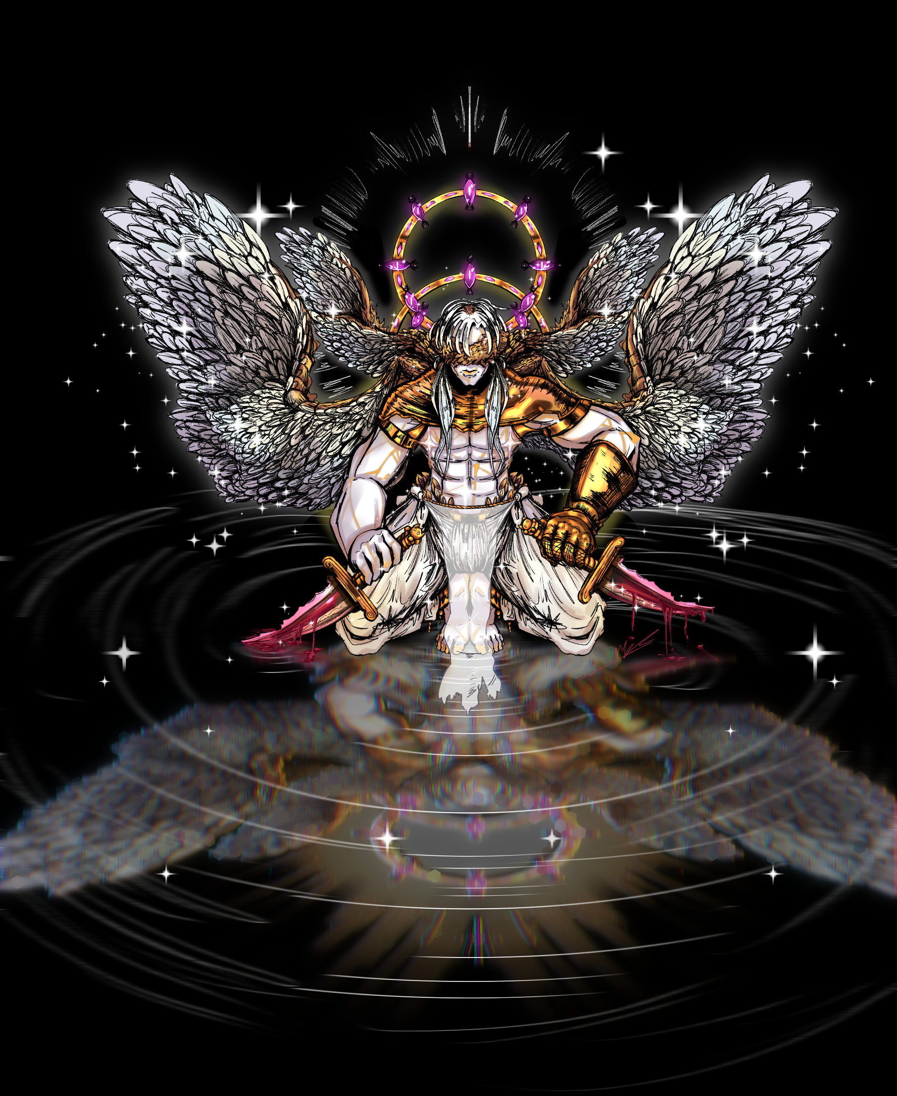 Multi Arts Maw & Halo’d-Ones - ibisPaint