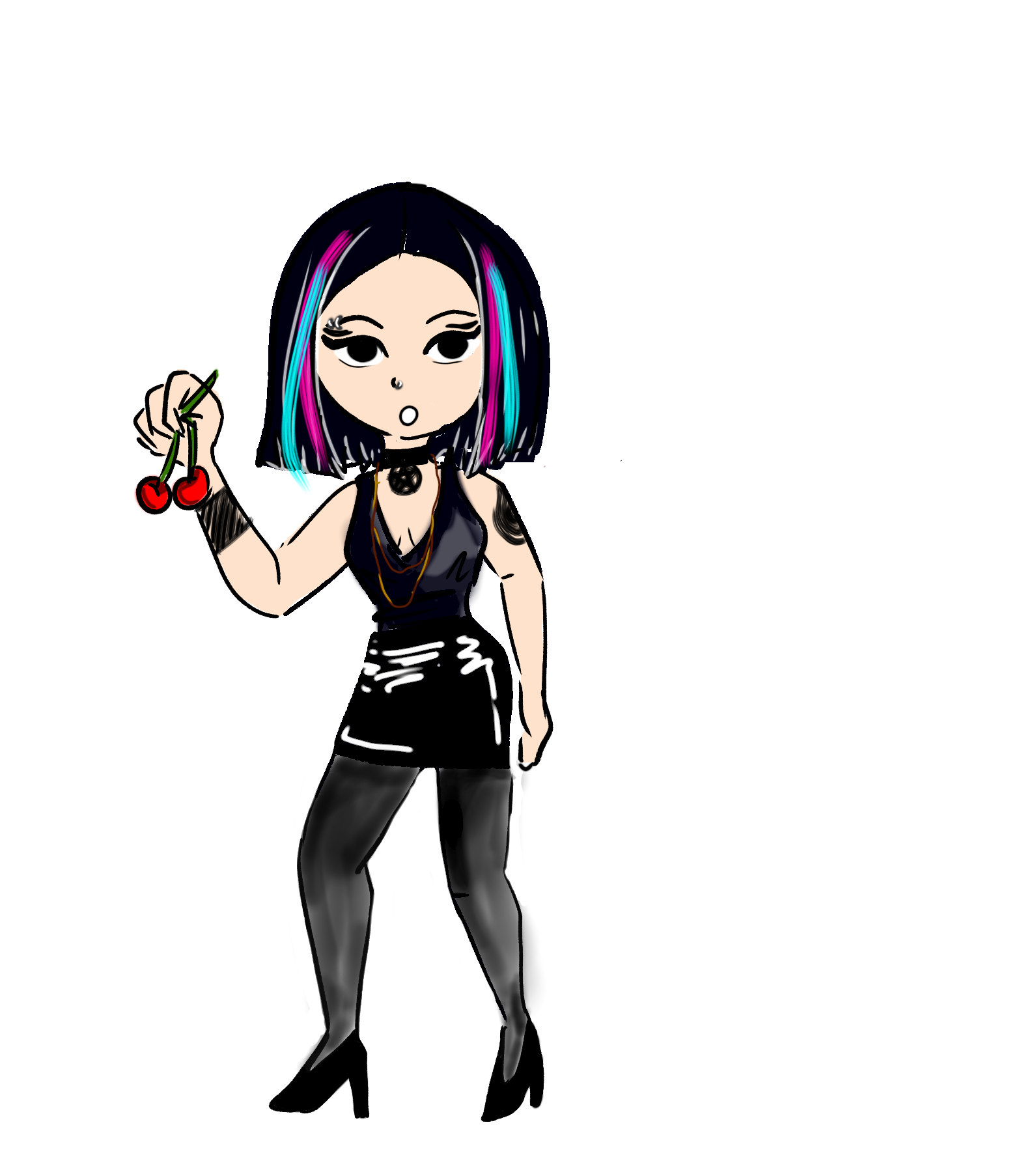 chibi goth gf - ibisPaint