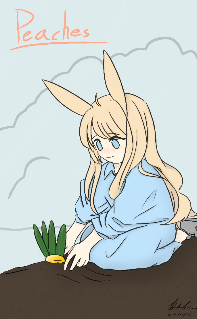 Peaches 🐰 - ibisPaint
