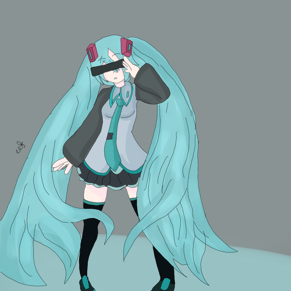 Miku quick drawing - ibisPaint