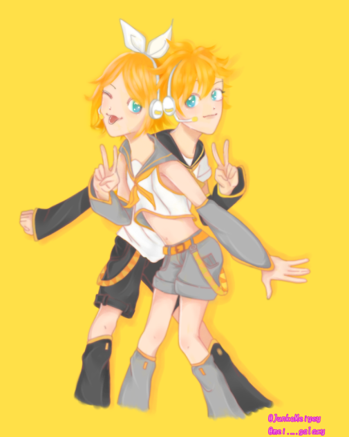 Kagemine Rin Len - ibisPaint