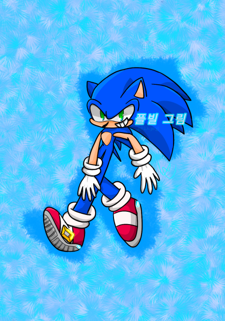 Sonic the hedgehog (remake) - ibisPaint