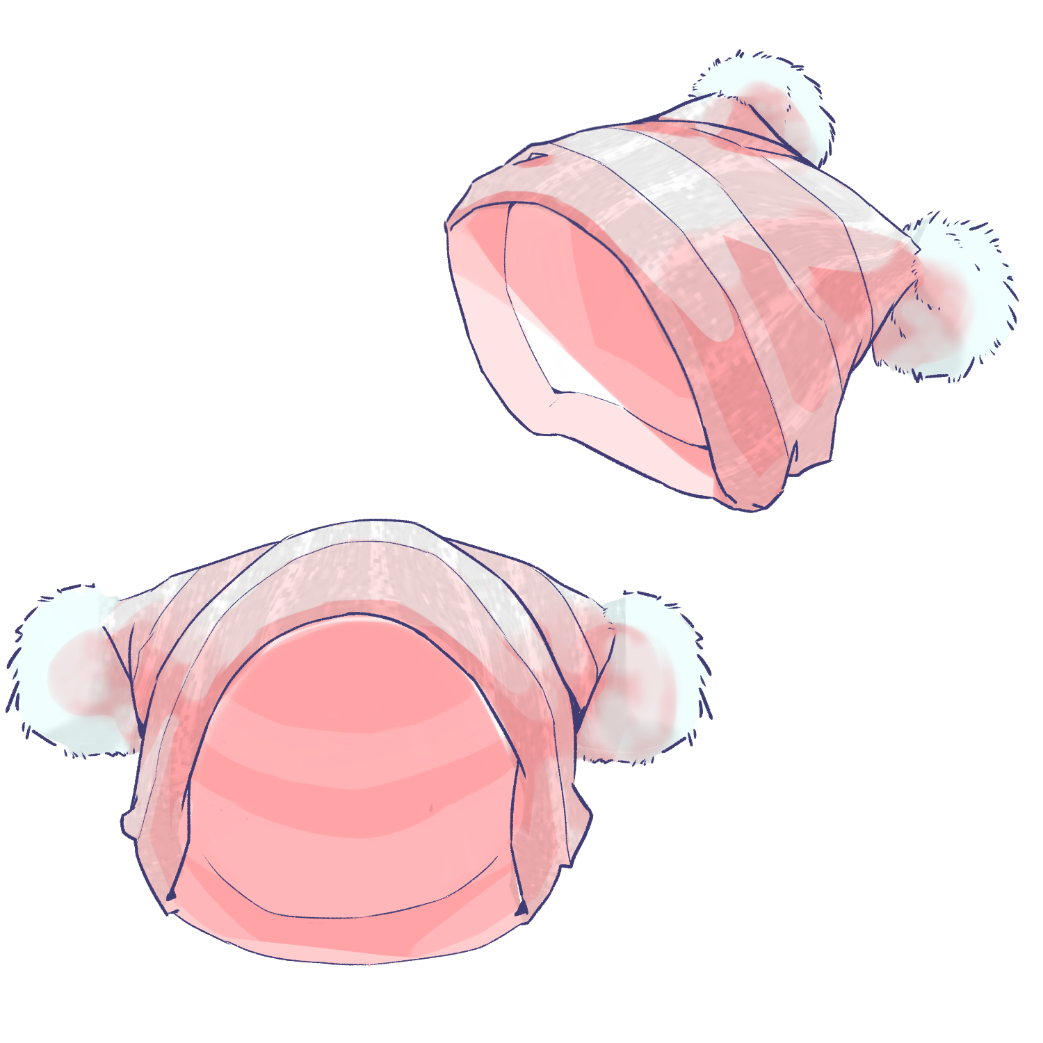 Pom Pom Beanie Hat - ibisPaint