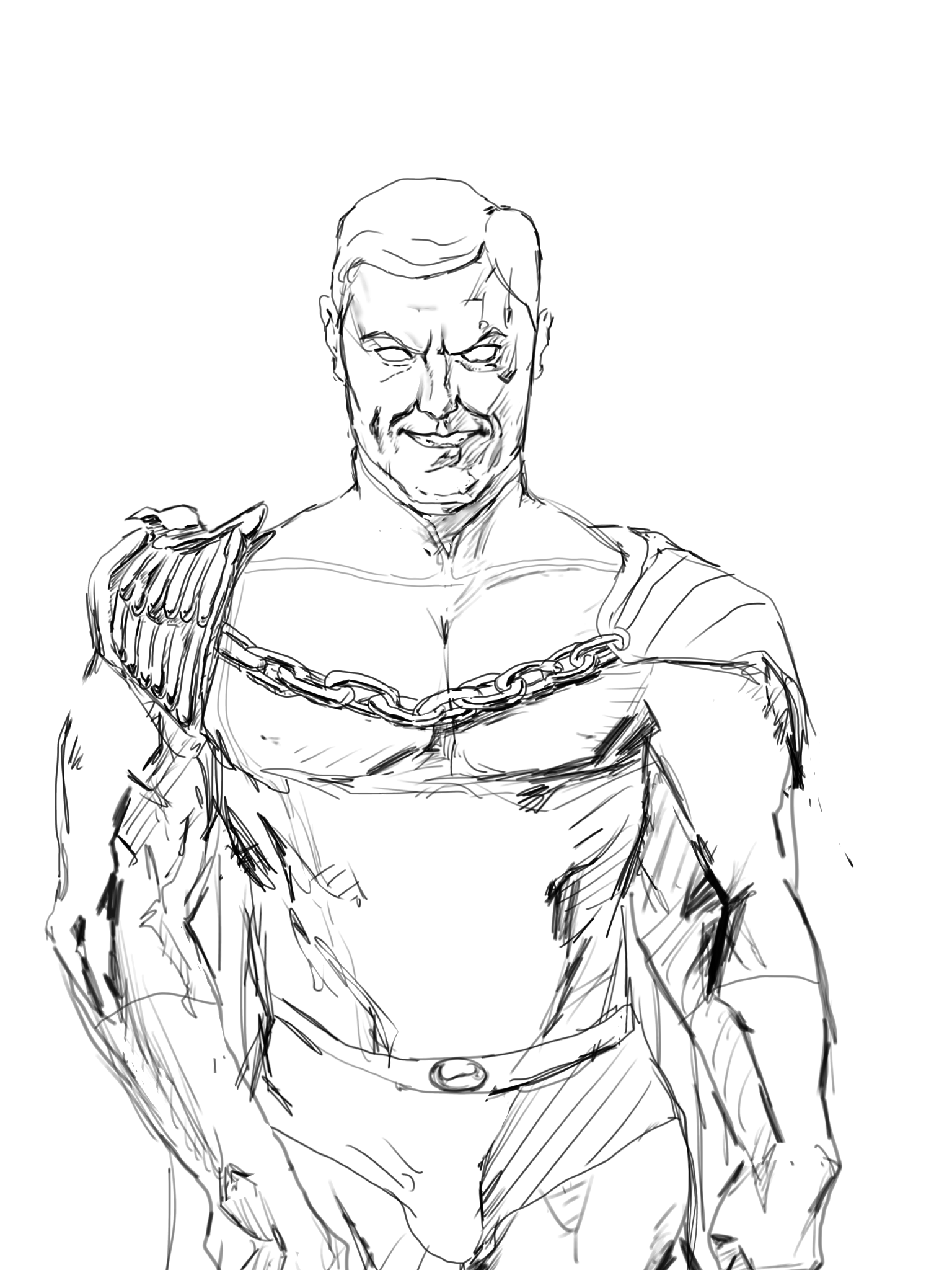 Homelander Sketch - ibisPaint