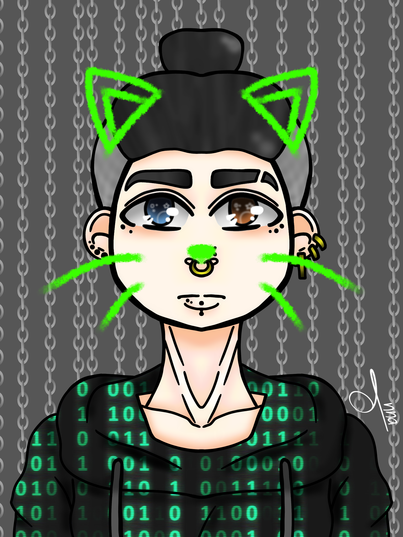 cute hackerman - ibisPaint