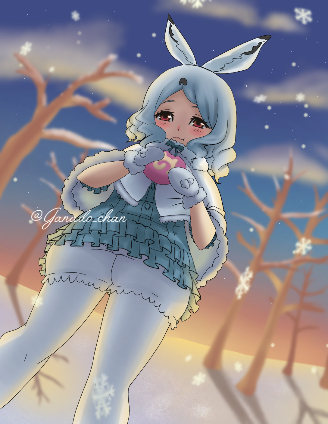 Arctic hare (KEMONO FRIENDS) - ibisPaint