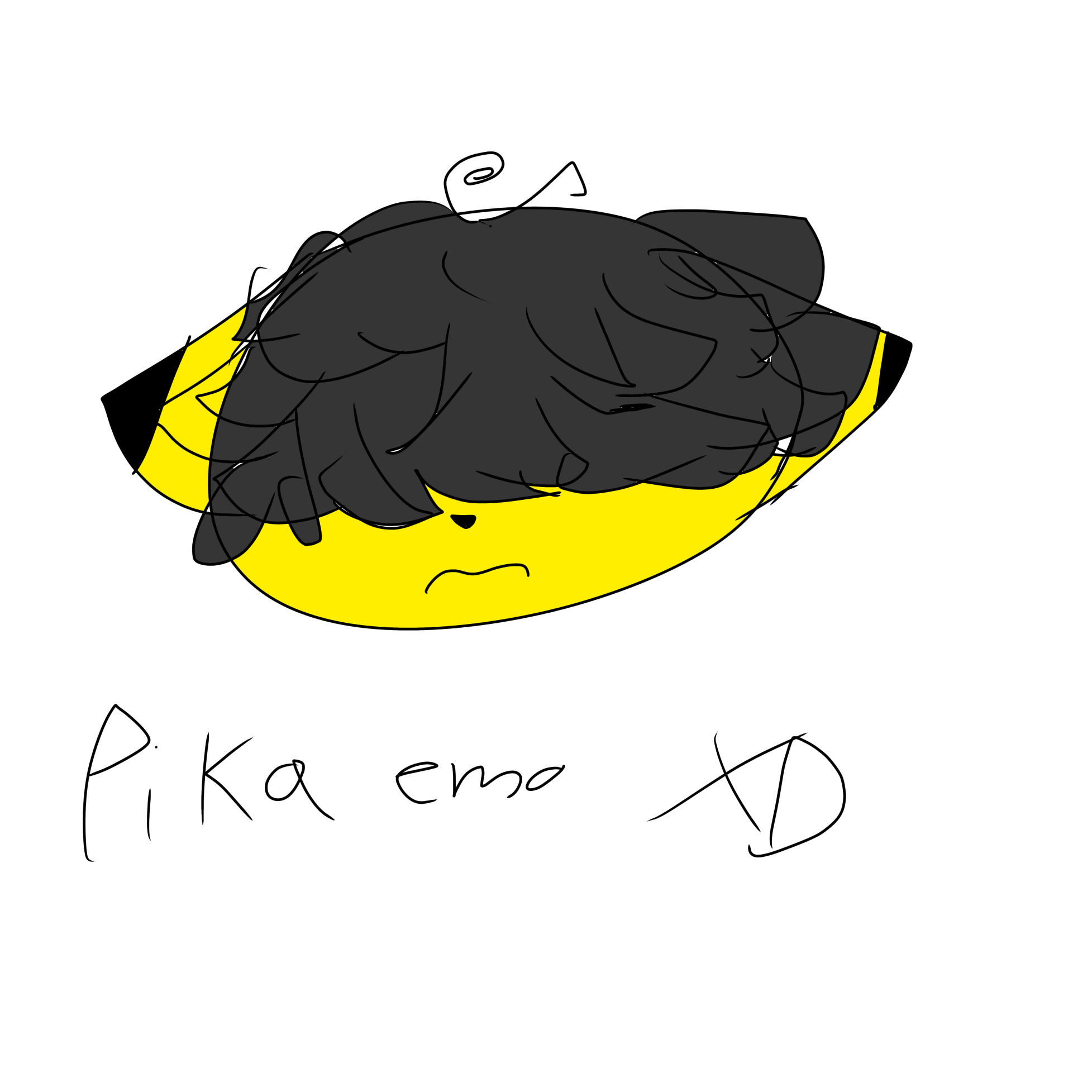 Pika emo xd - ibisPaint