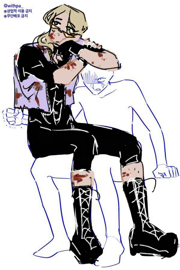 Sitting collab - ibisPaint