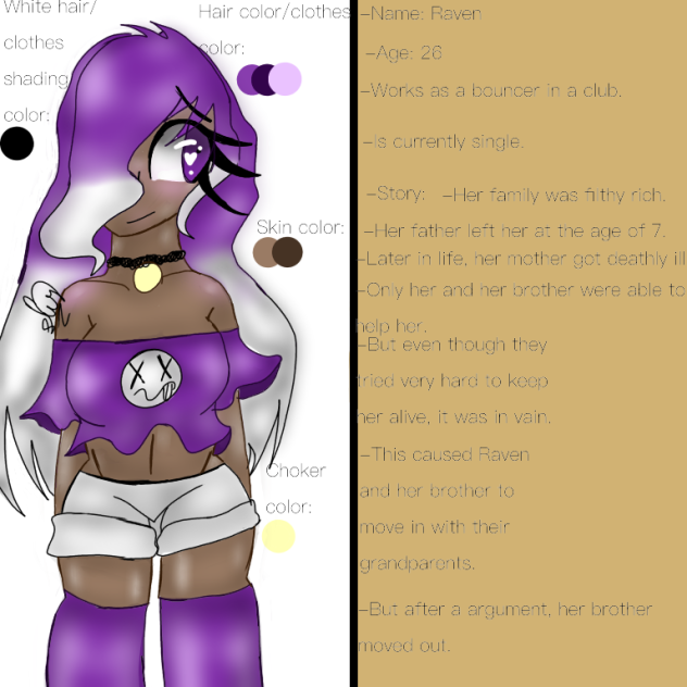 Raven ref sheet - ibisPaint