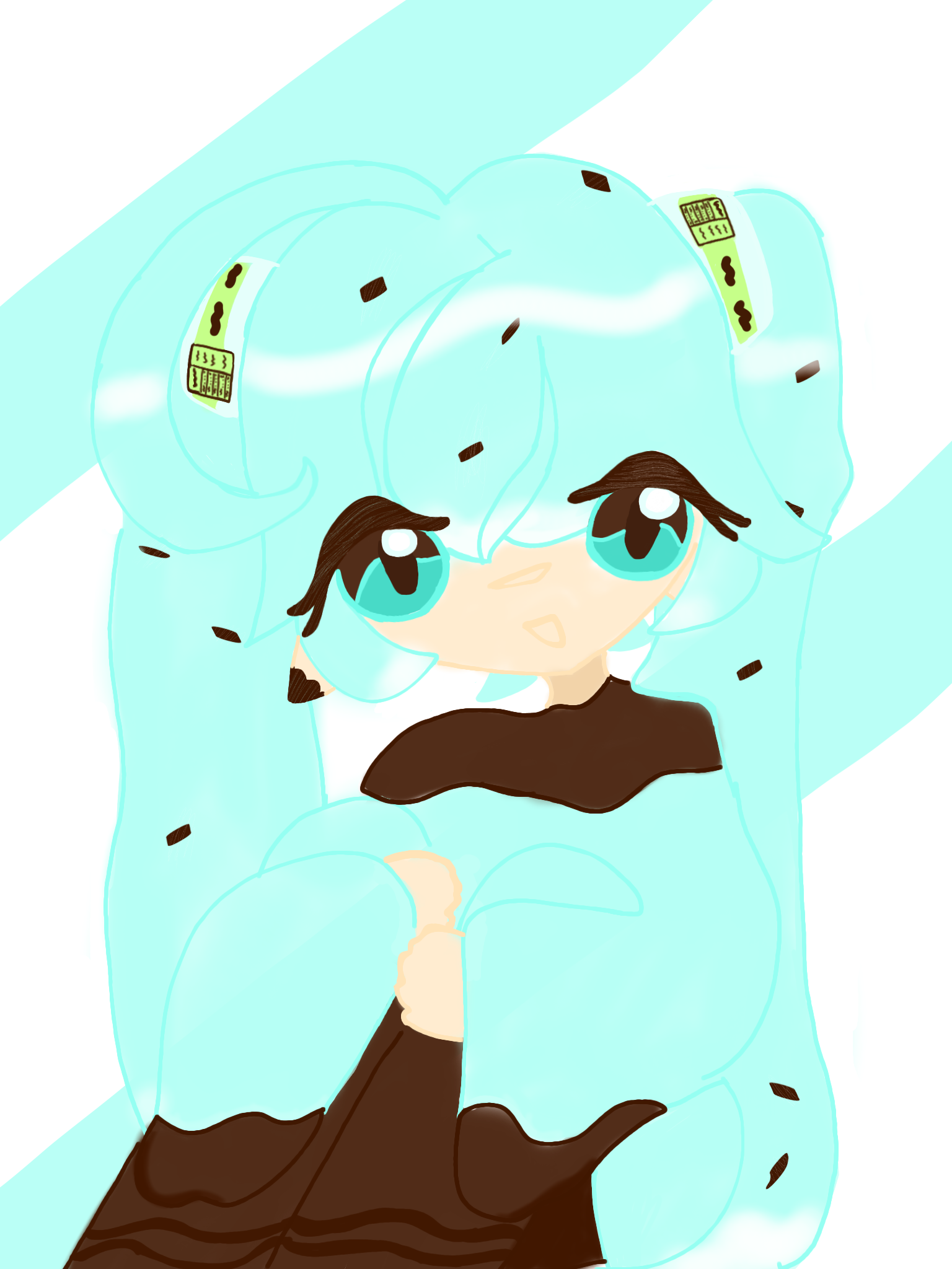 Mint Choco Miku - ibisPaint