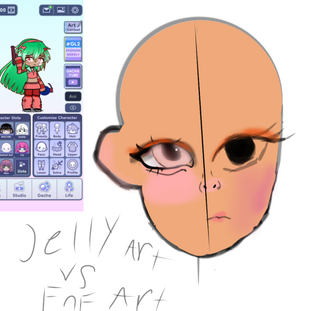 jelly are vs fnf art - ibisPaint