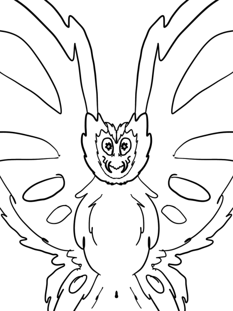 Moth man Collab - ibisPaint