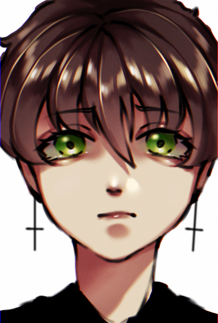 Green eyes - ibisPaint