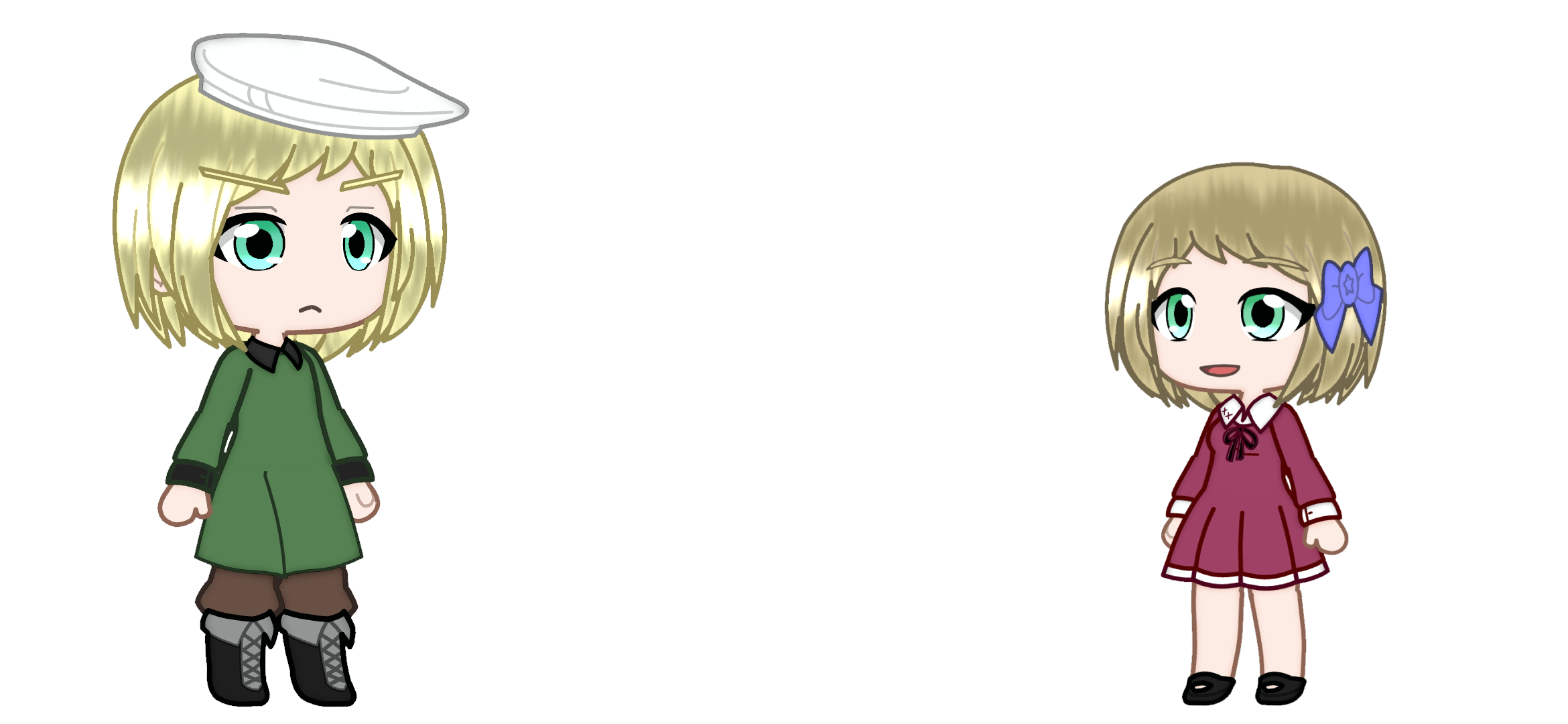 Hetalia Switzerland and Liechtenstein - ibisPaint