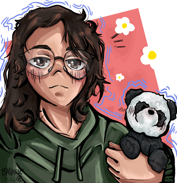 Me and my Plushie - ibisPaint