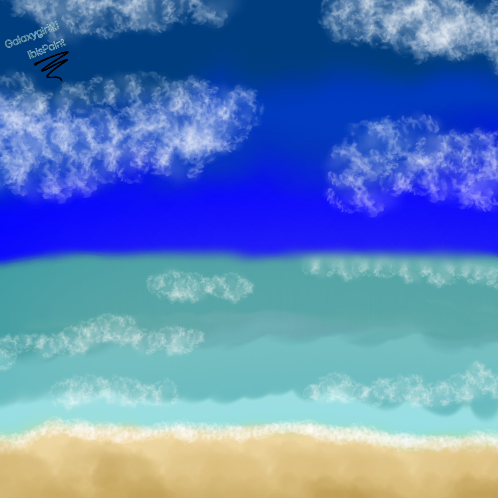 Sandy shore - ibisPaint