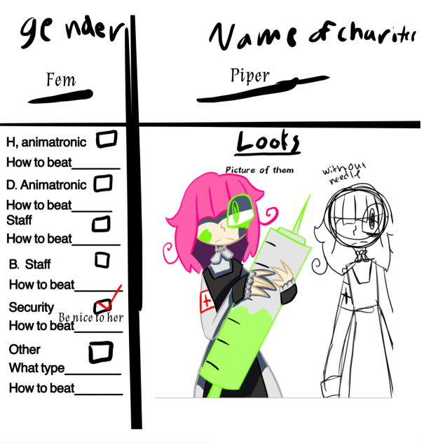 Character sheet - ibisPaint