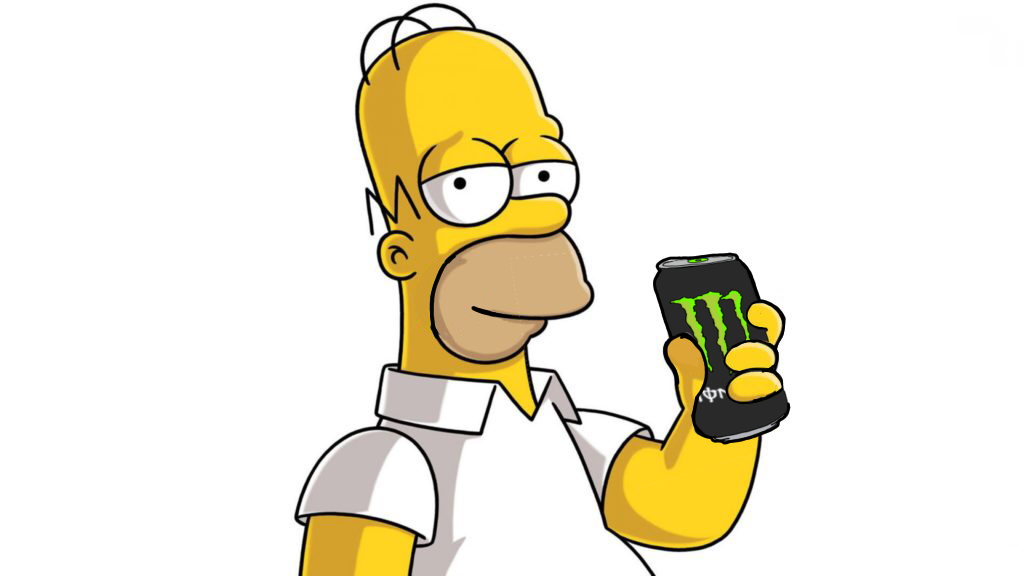 Homer drinkibg monsta - ibisPaint
