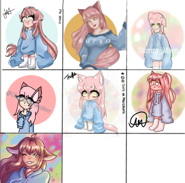 9 artstyles challenge - ibisPaint