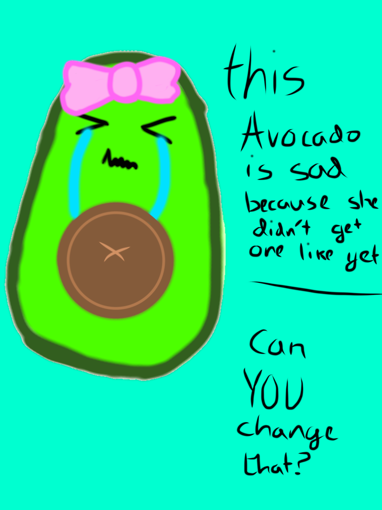 Sad avocado - ibisPaint