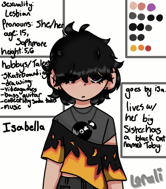 Isa OC sheet - ibisPaint