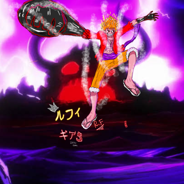 Luffy Gear 5 - ibisPaint