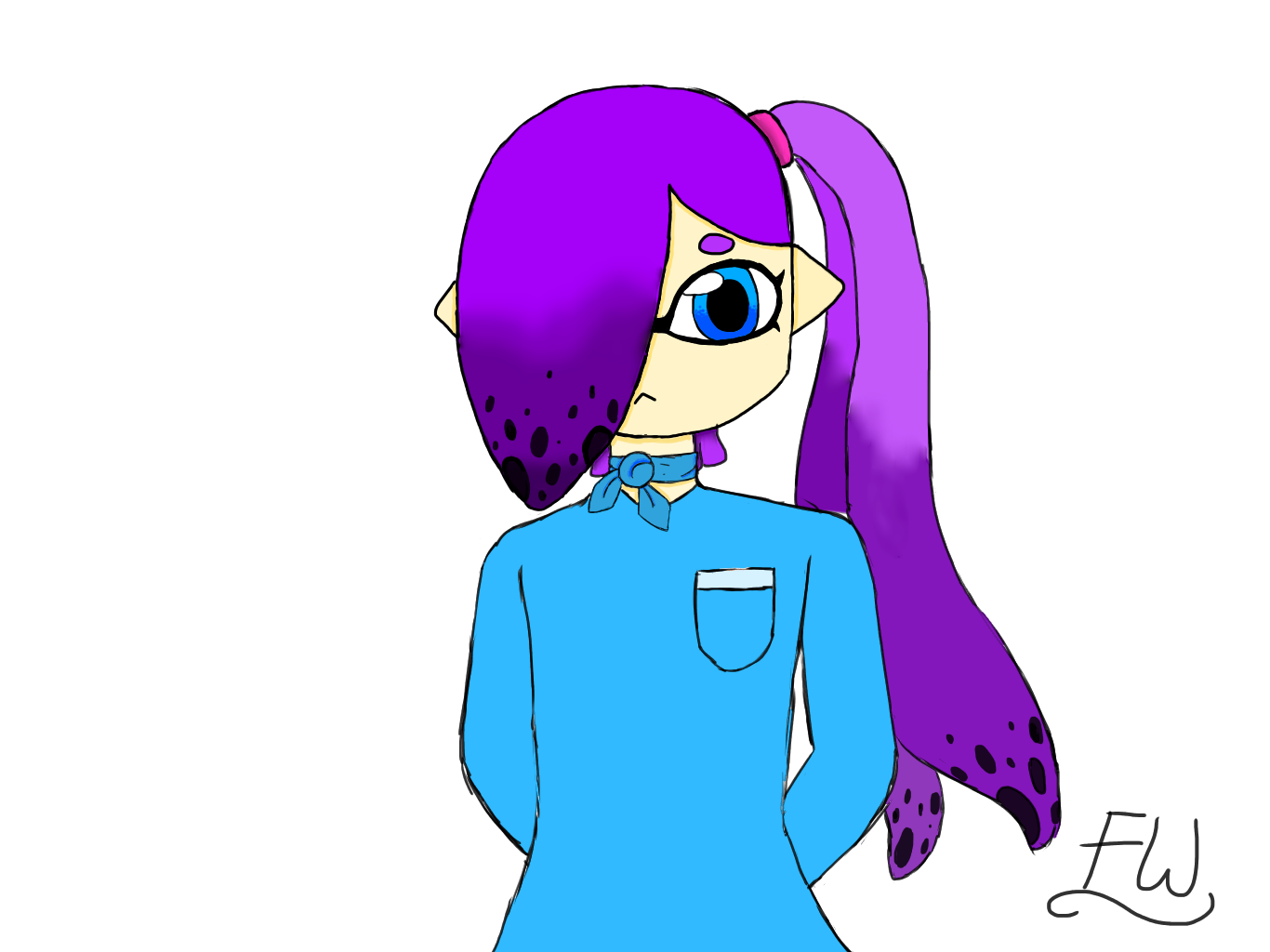 Violette the inkling girl - ibisPaint