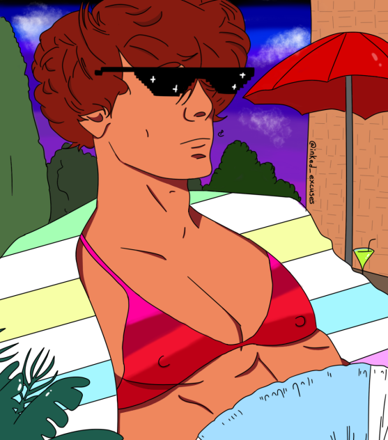 Summer Soren (with glasses and bikini) - ibisPaint