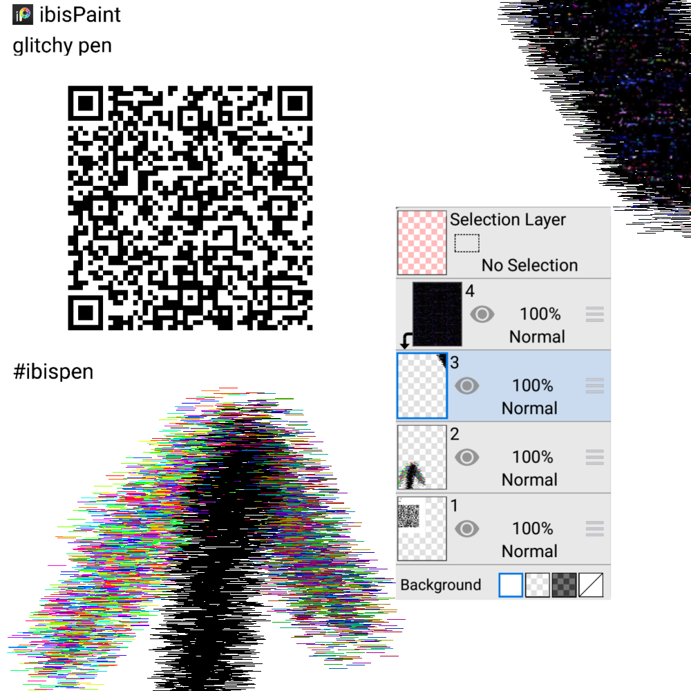 my glitch brush - ibisPaint