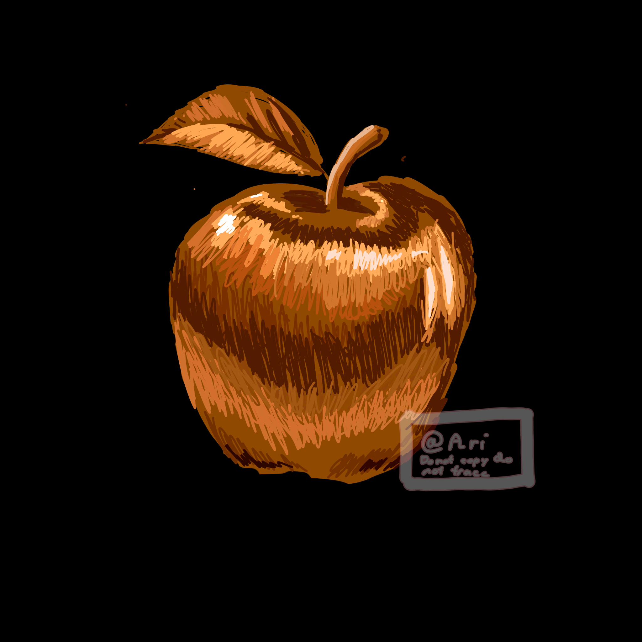 Golden apple - ibisPaint