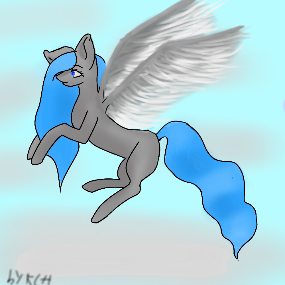 my mlp OC silver wing. - ibisPaint