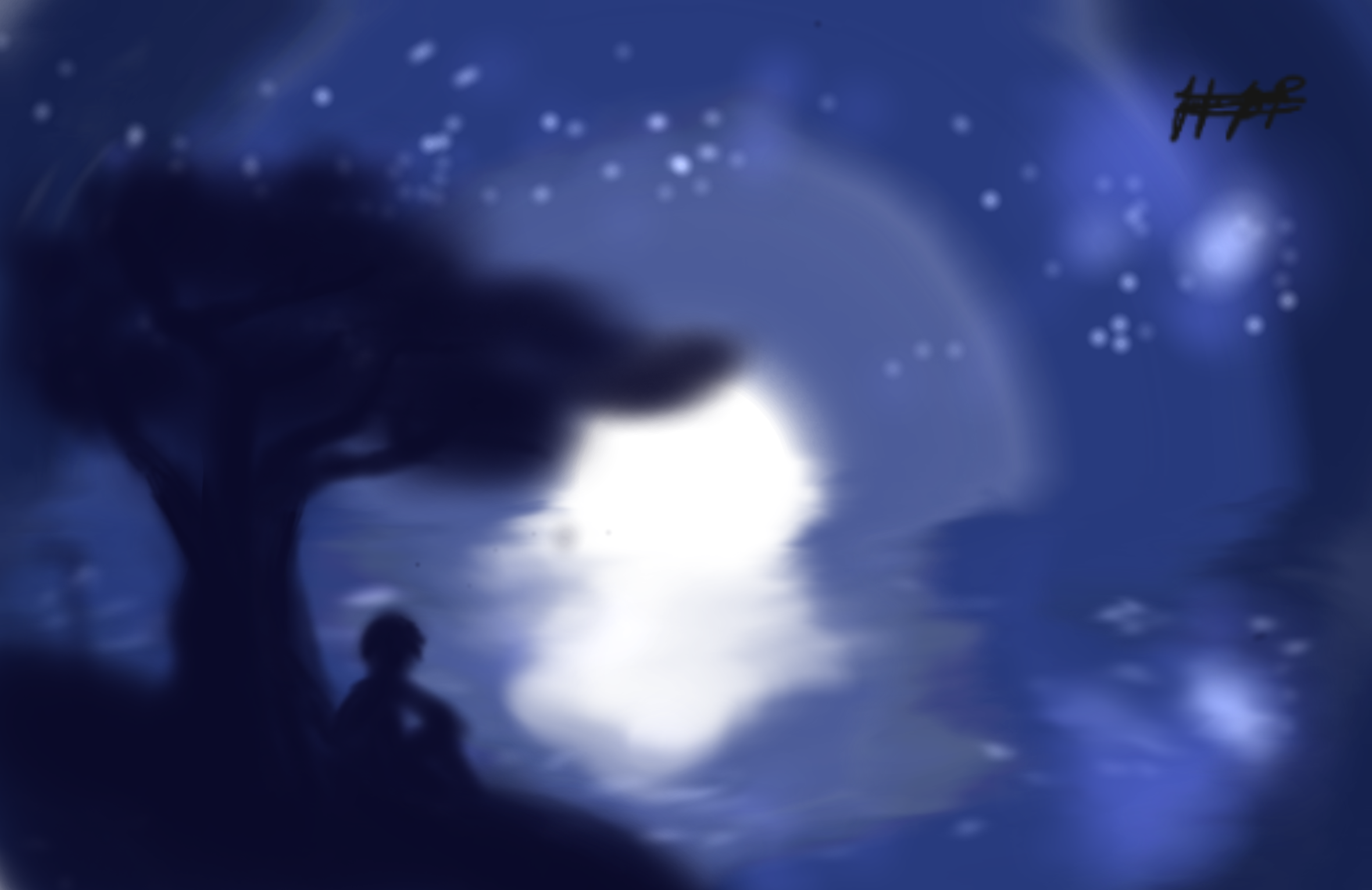 moonlight shadows - ibisPaint