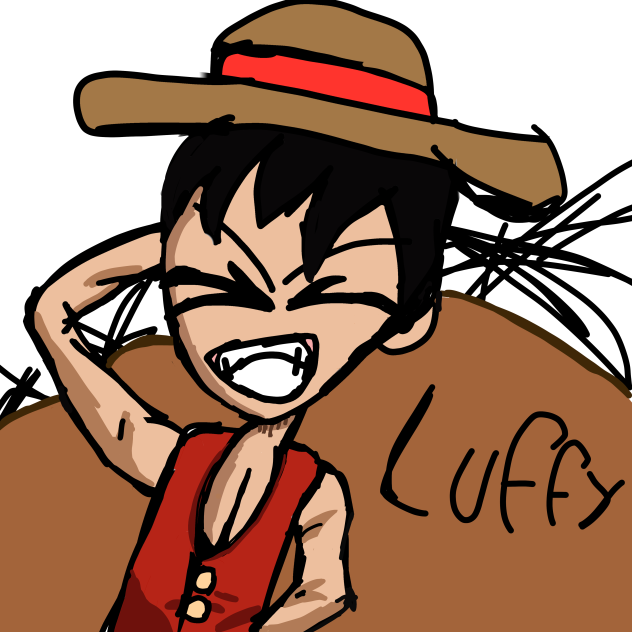 MONKEY D LUFFY - ibisPaint