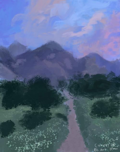Mountain Landscape - ibisPaint