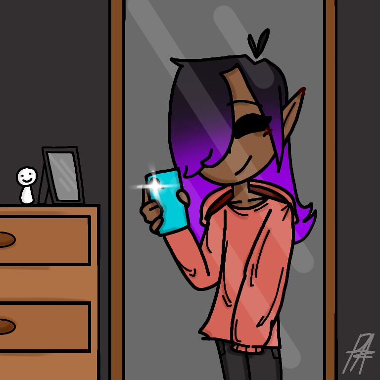Taking a picture - ibisPaint