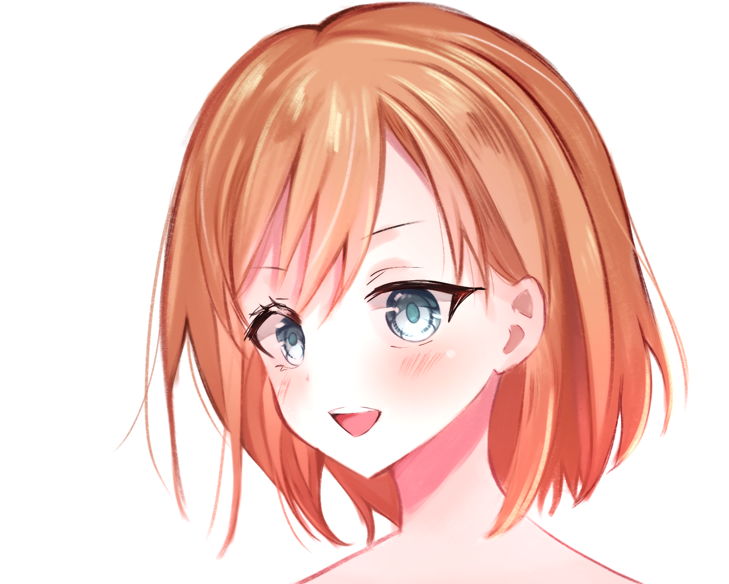 orange haired girl - ibisPaint