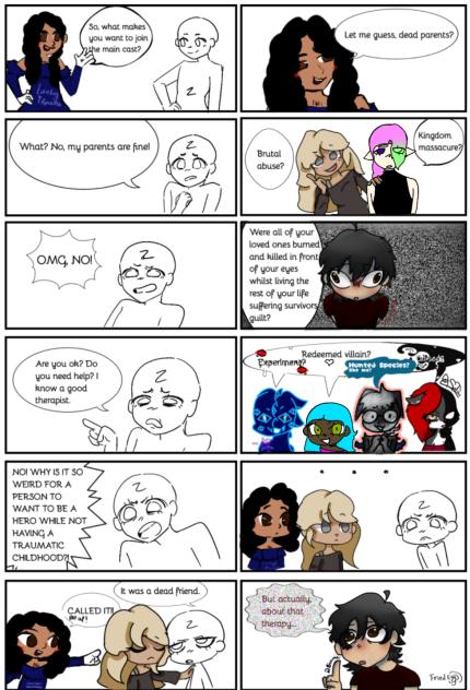 Hero comic collab - ibisPaint