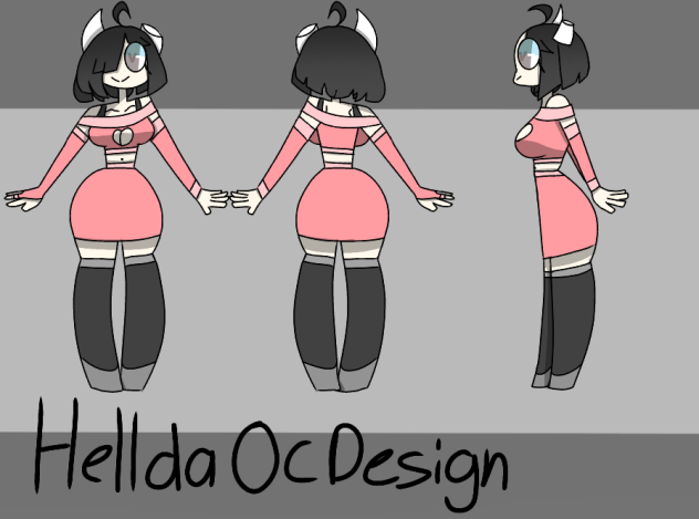 Hellda OC design - ibisPaint