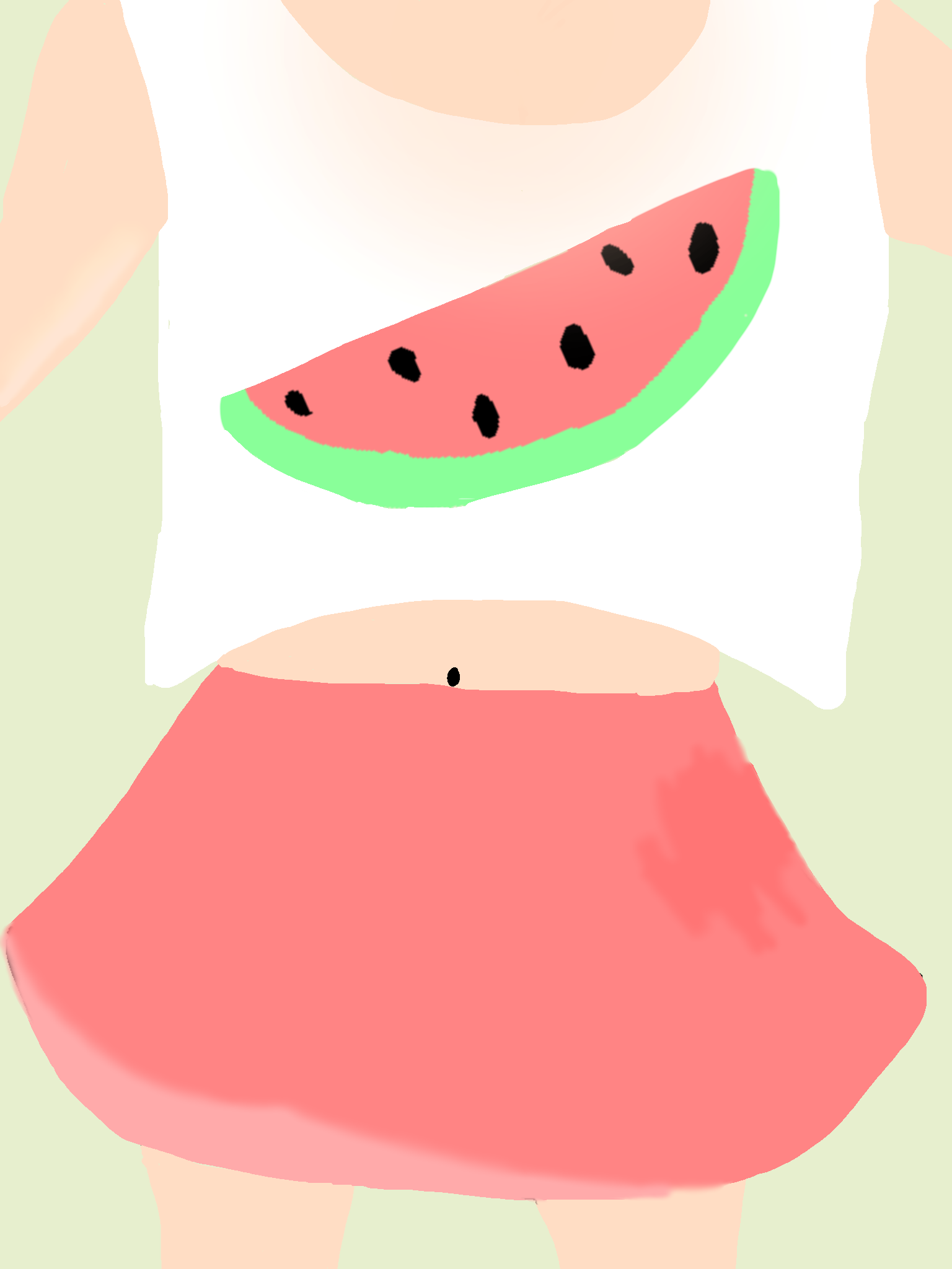 Watermelon Girl - ibisPaint