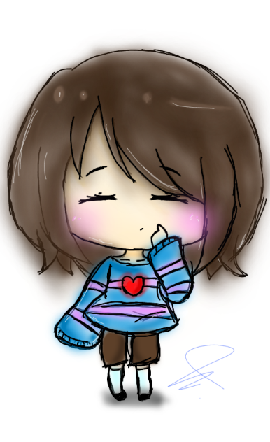 chibi frisk - ibisPaint