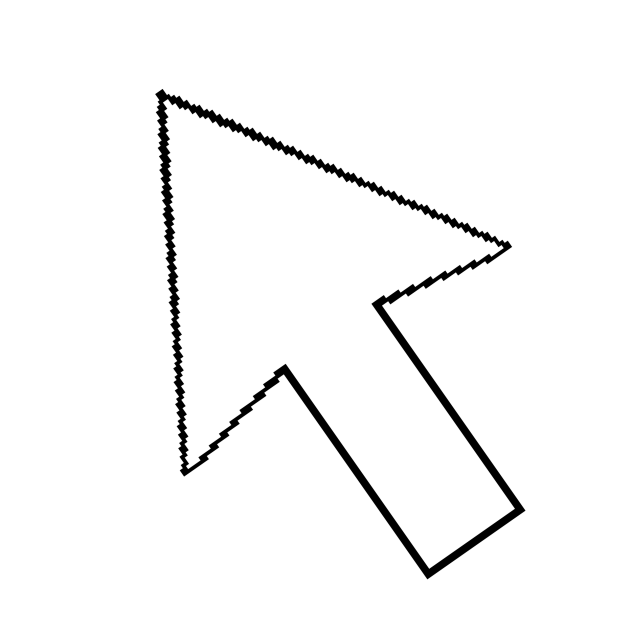 Arrow 01 (pixel) - ibisPaint