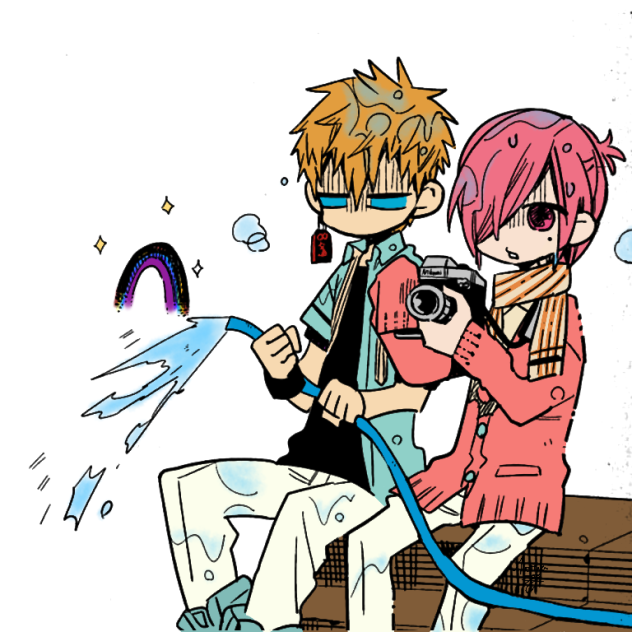 Coloring Mitsuba and Kou. - ibisPaint
