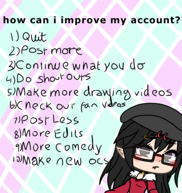 what can i do to improve my channel - ibisPaint