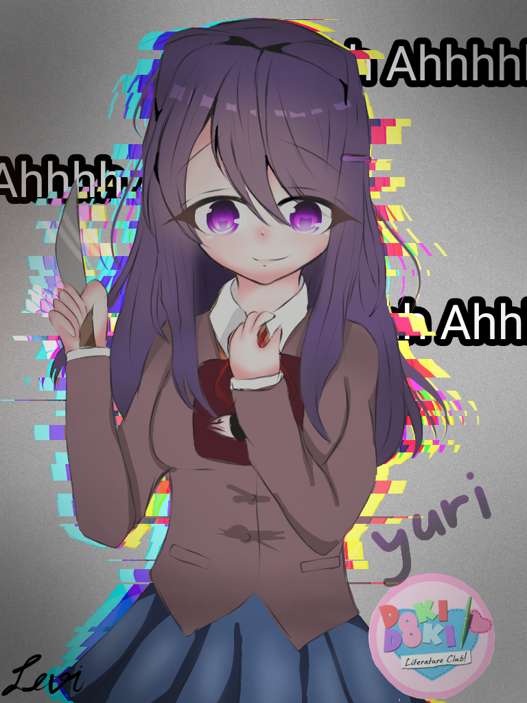 FA-Yuri- Doki Doki literature club! - ibisPaint