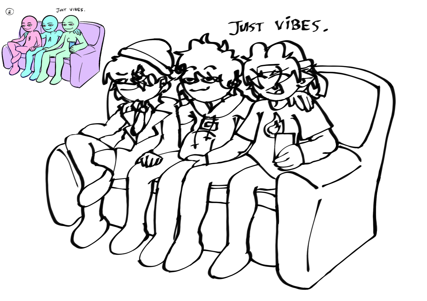 JUST VIBES (karlnapity) - ibisPaint