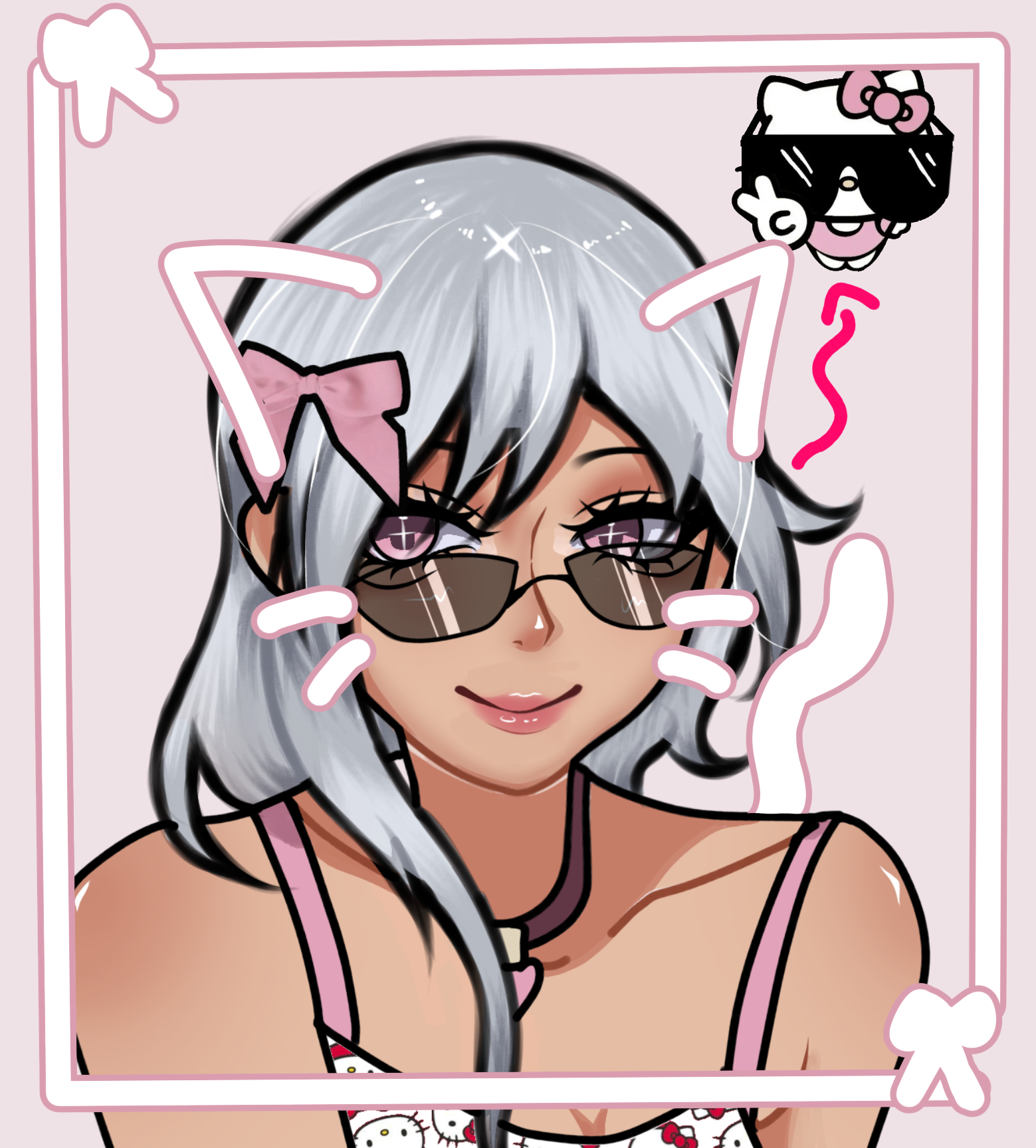 Hello kitty human version 🎀 - ibisPaint