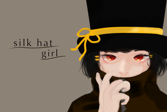 silk hat girl - ibisPaint