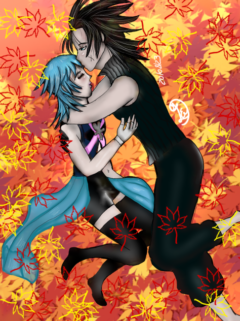 zack y Aqua - ibisPaint