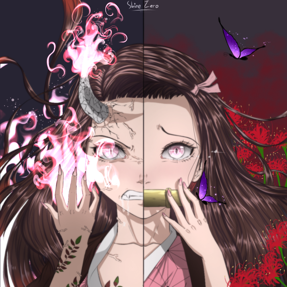 Nezuko Oni Mode - ibisPaint